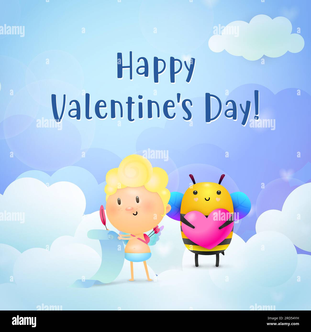 Making valentines day card Stock Vector Images - Alamy