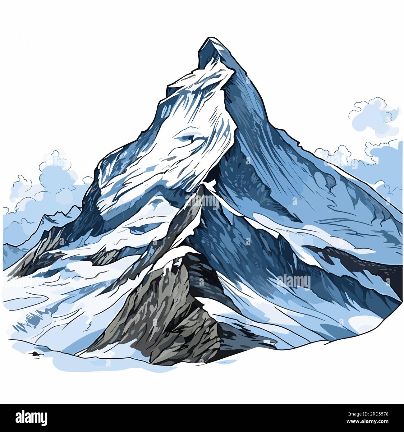 Matterhorn poster Stock Vector Images - Alamy
