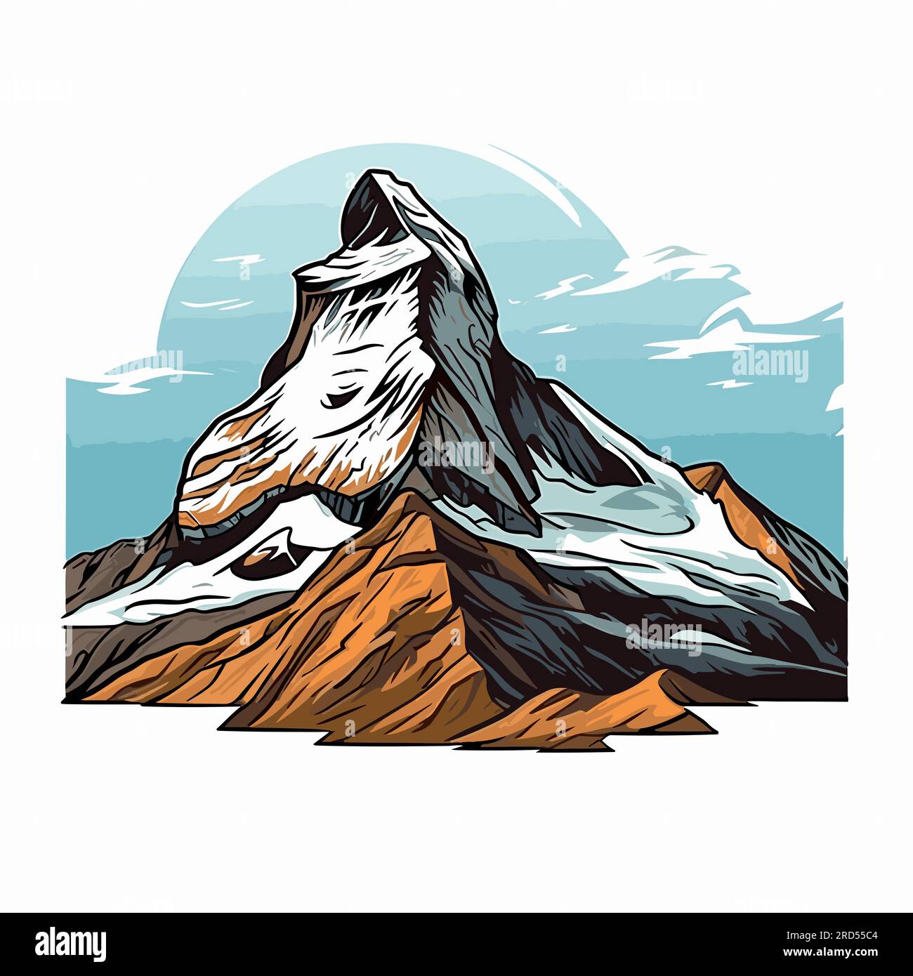 Matterhorn poster Stock Vector Images - Alamy