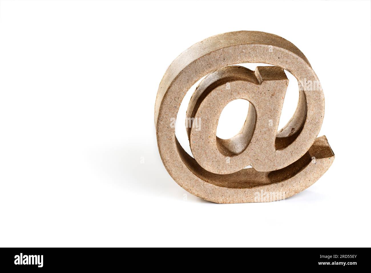 The AT symbol as a symbol for Stock Photo - Alamy