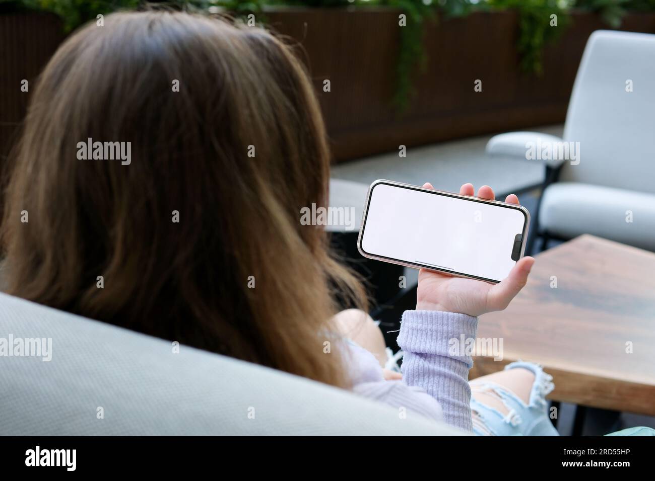 Slow motion woman green screen hi-res stock photography and images - Alamy