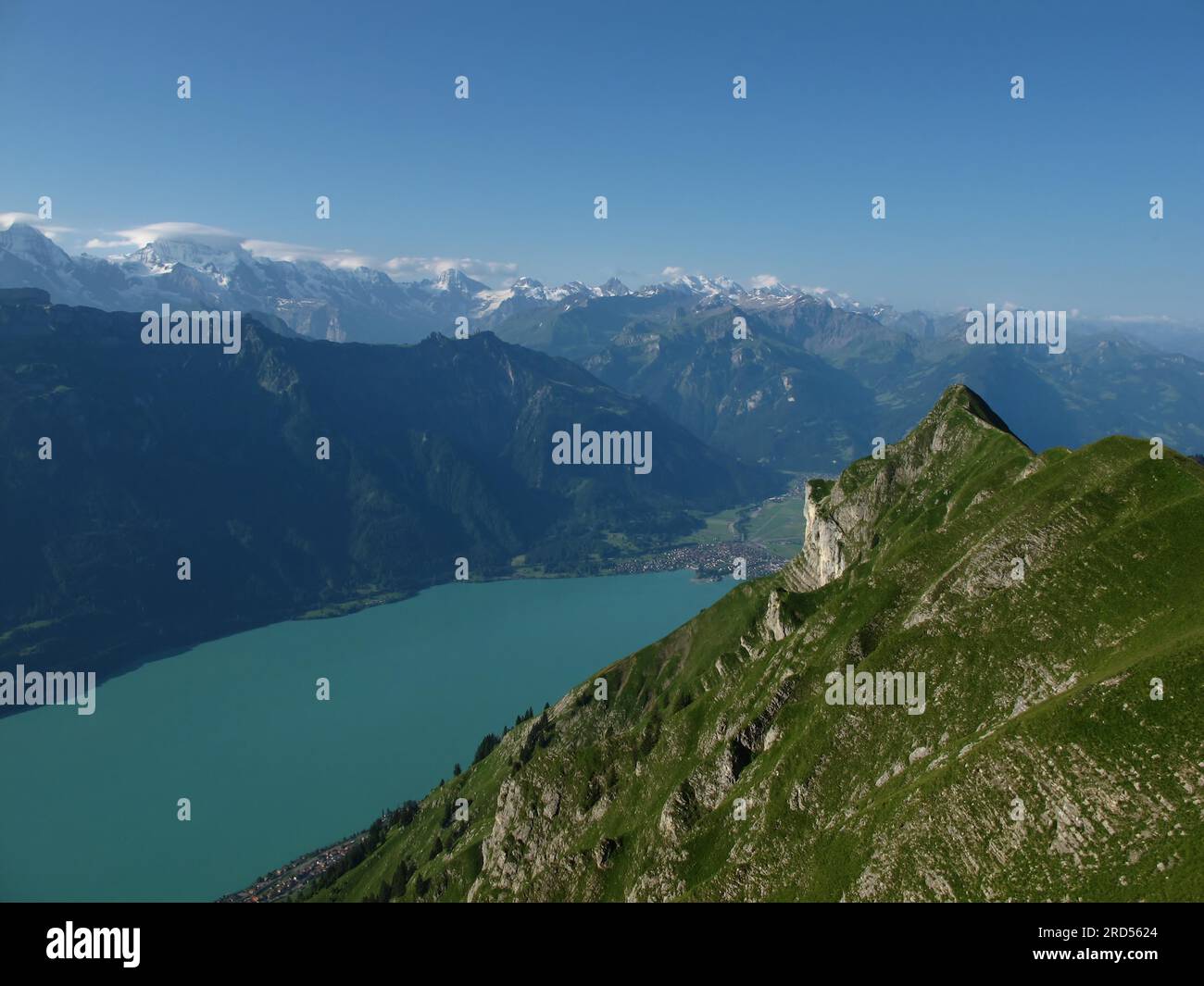 Augstmatthorn and Lake Brienzersee Stock Photo - Alamy