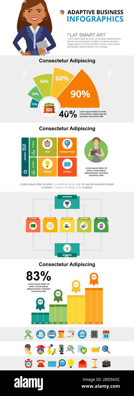 Planning infograph charts set Stock Vector Image & Art - Alamy