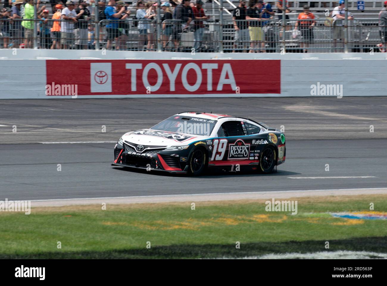 LOUDON, NH - JULY 17: Martin Truex, Jr (#19 Joe Gibbs Racing Reser's ...