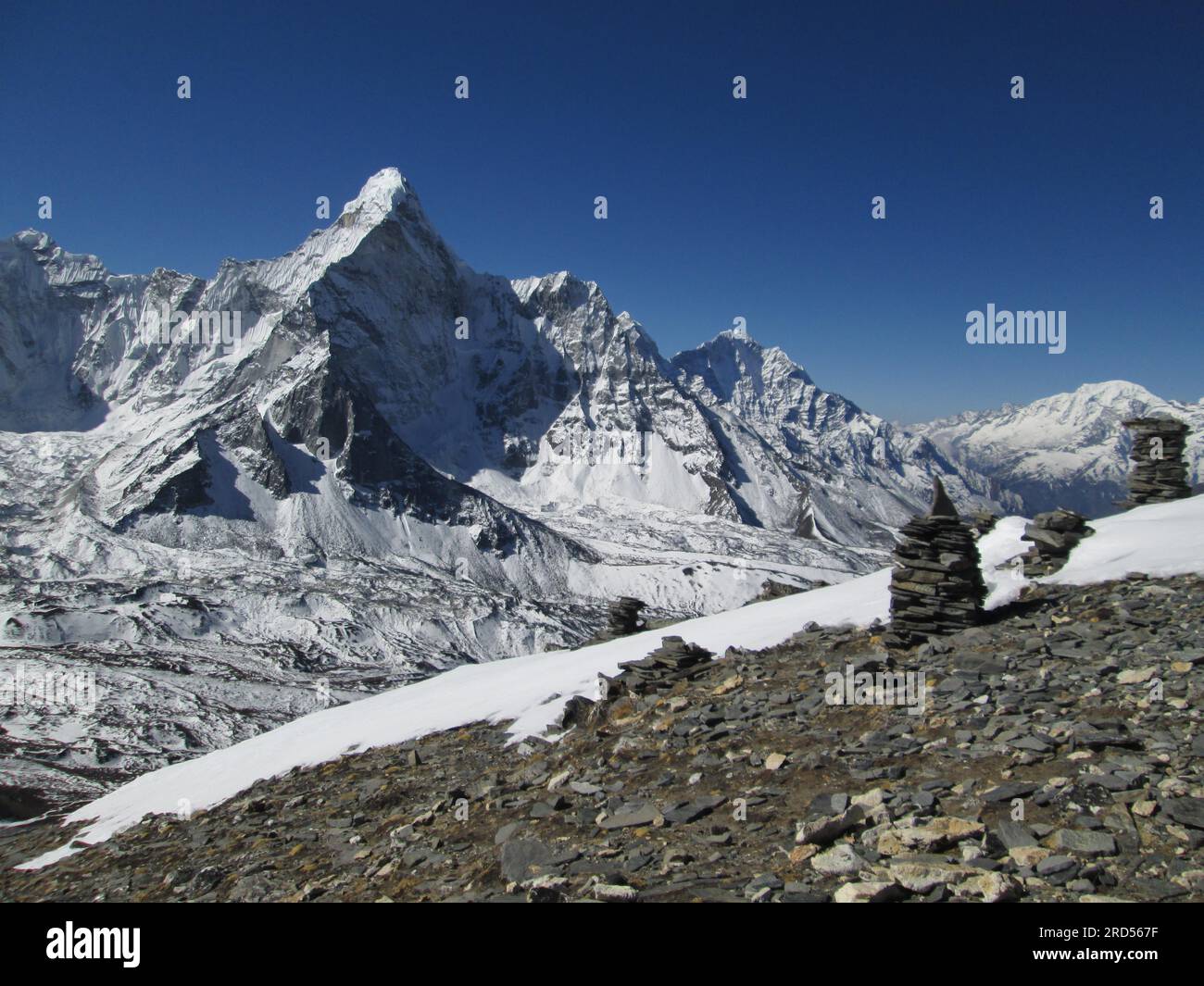 Ama Dablam, beautiful mountain in the Himalayas Stock Photo - Alamy