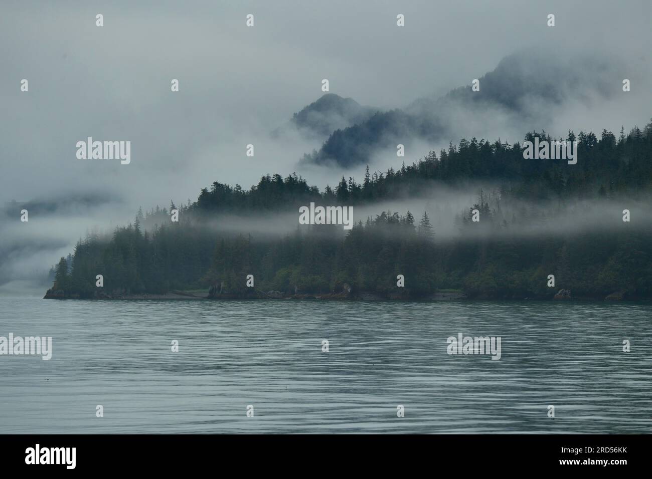 The westerly wind pushes the clouds against the steep slopes of the ...