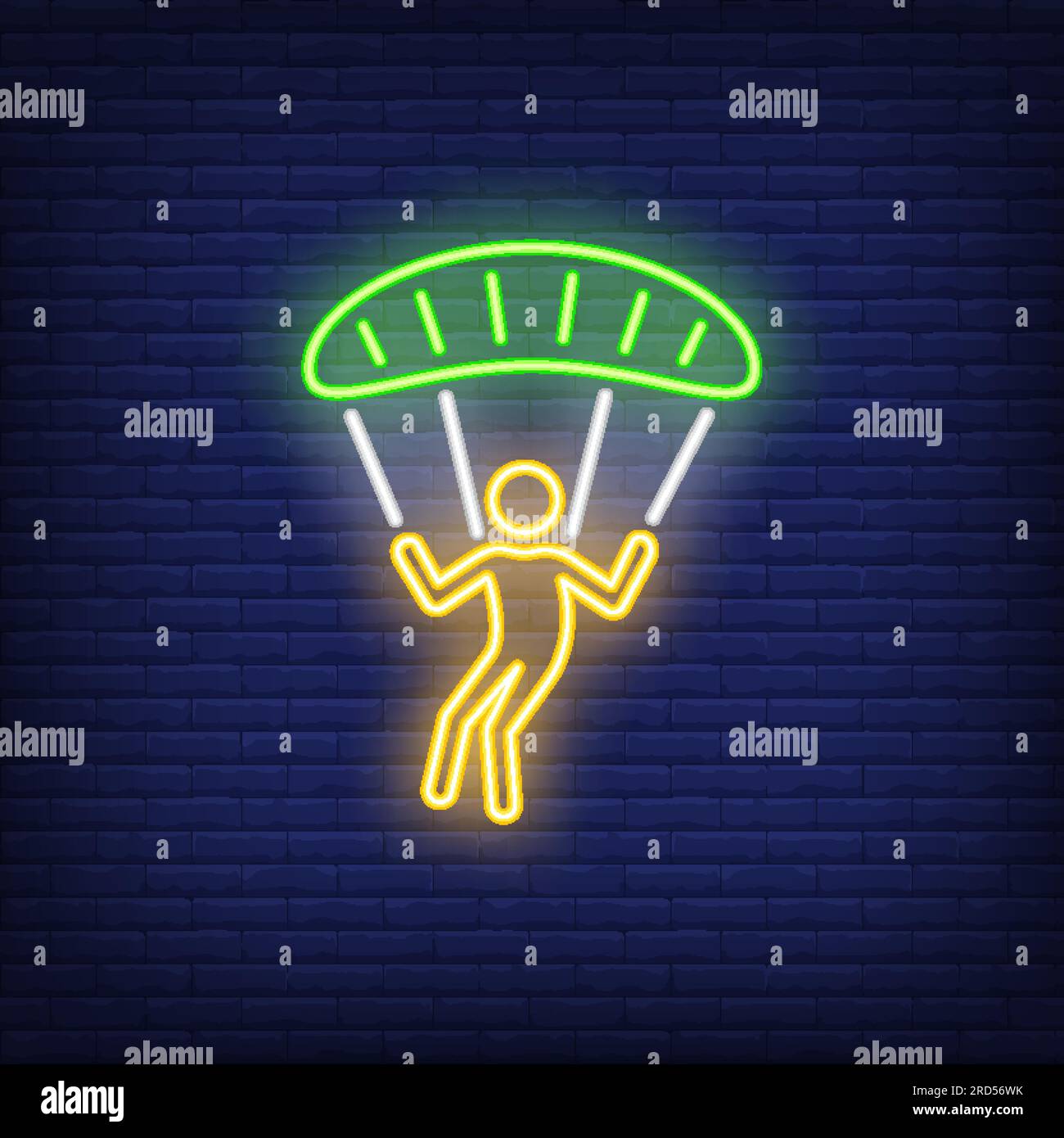 Paragliding extreme sport icon Stock Vector Images - Alamy