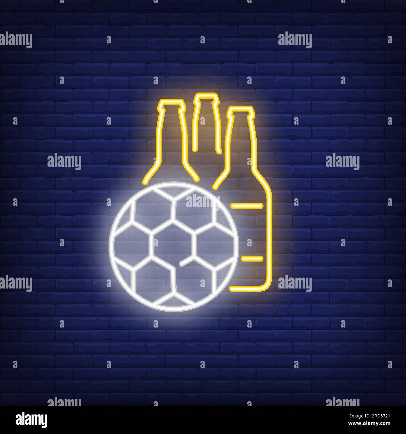 Alcohol advertising football Stock Vector Images - Alamy