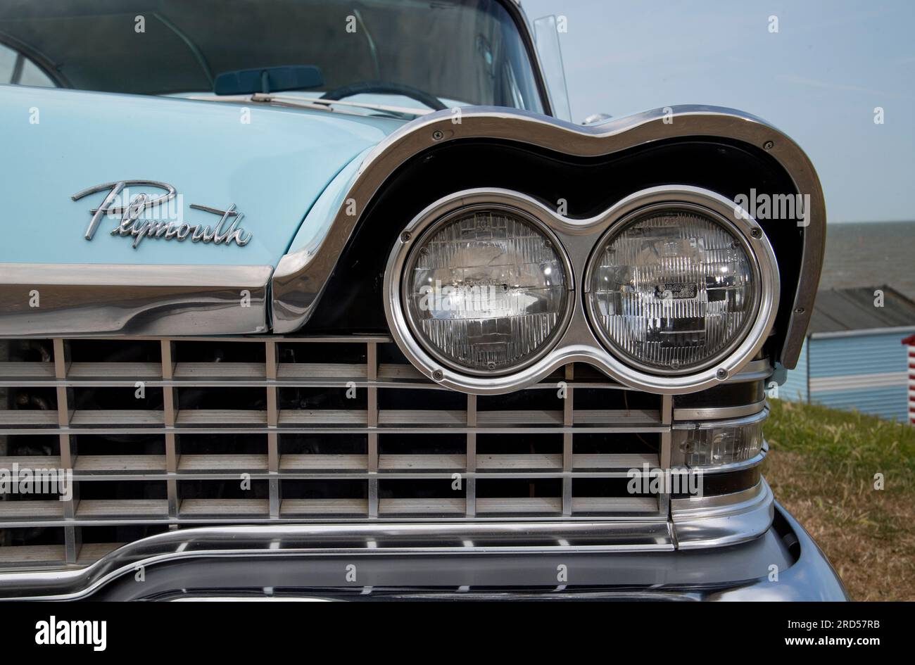 1959 Plymouth Fury full size classic American family car Stock Photo ...