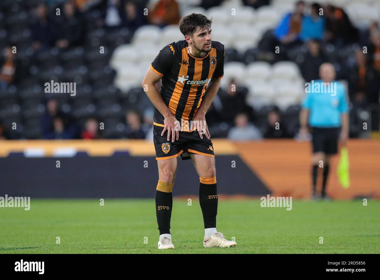 Hull City trialist George Cox during the Pre-season friendly match Hull ...