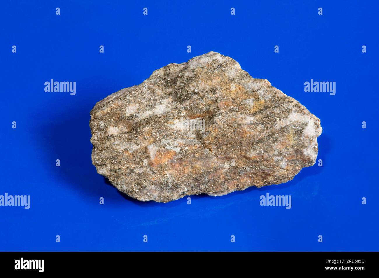 Pyrite, fool's gold, sulphur gravel, iron gravel, cut out, object Stock ...