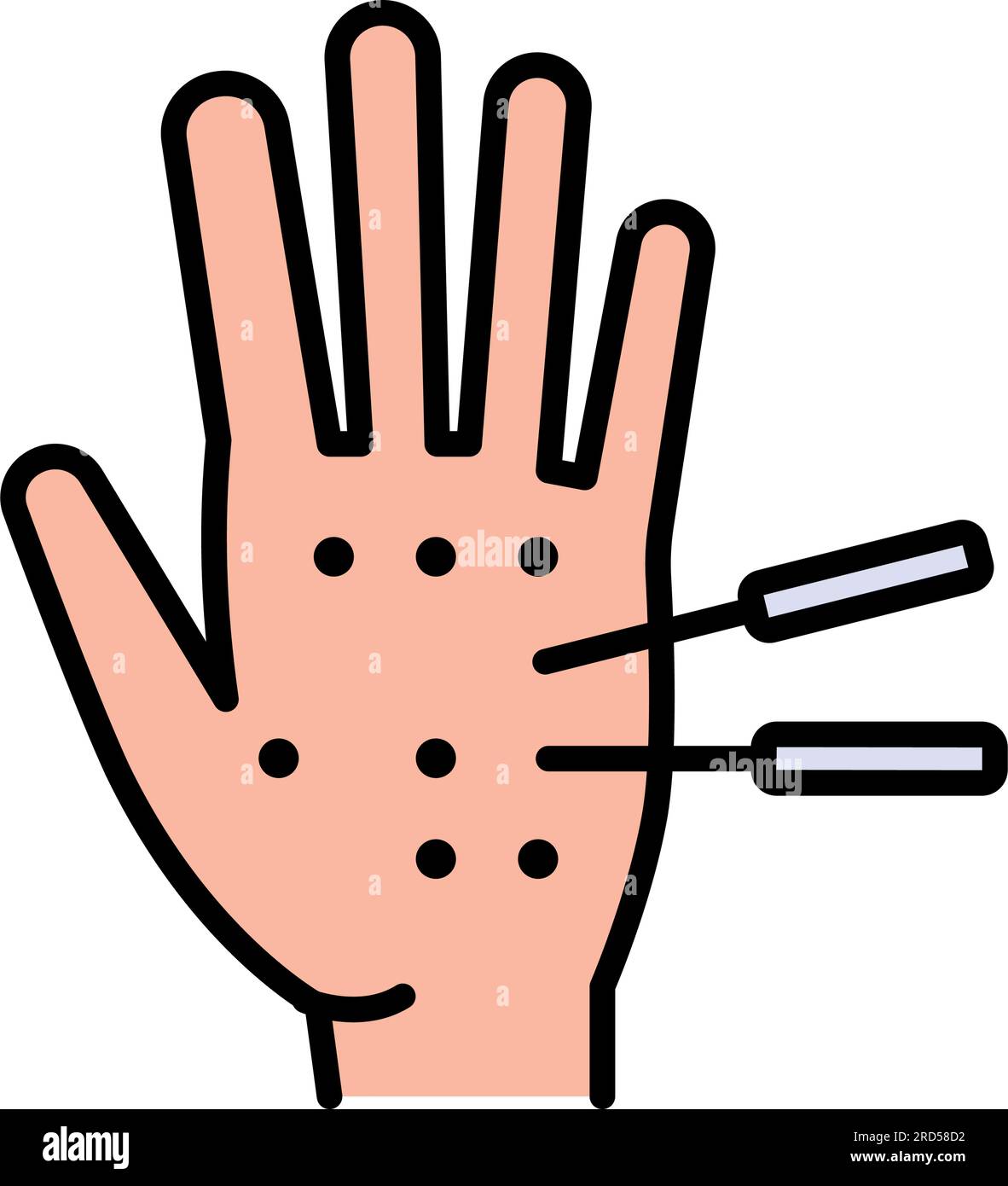 Acupressure clinic Stock Vector Images - Alamy