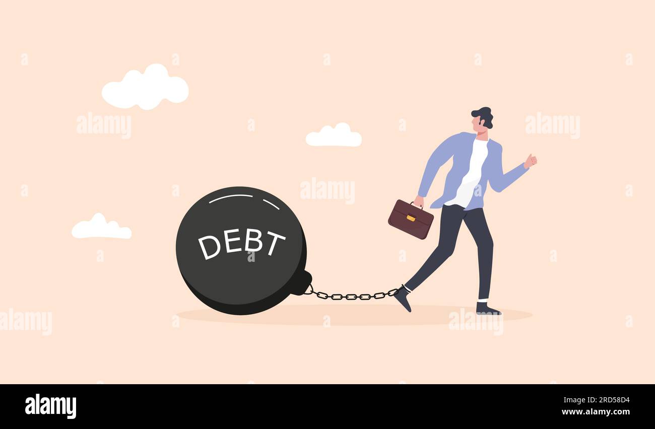 Pay off debt Stock Vector Images - Alamy