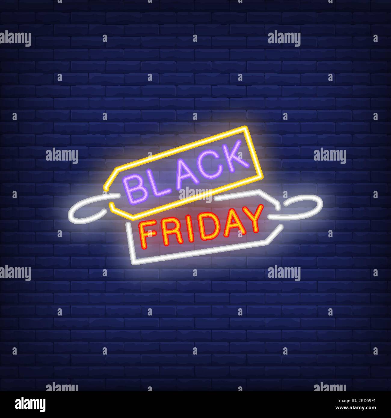 Friday sale text on colorful Stock Vector Images - Alamy
