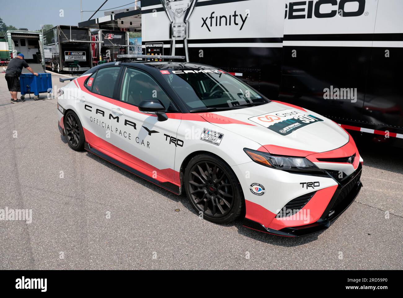 LOUDON, NH - JULY 17: The Toyota Camry pace car during the Crayon 301 ...