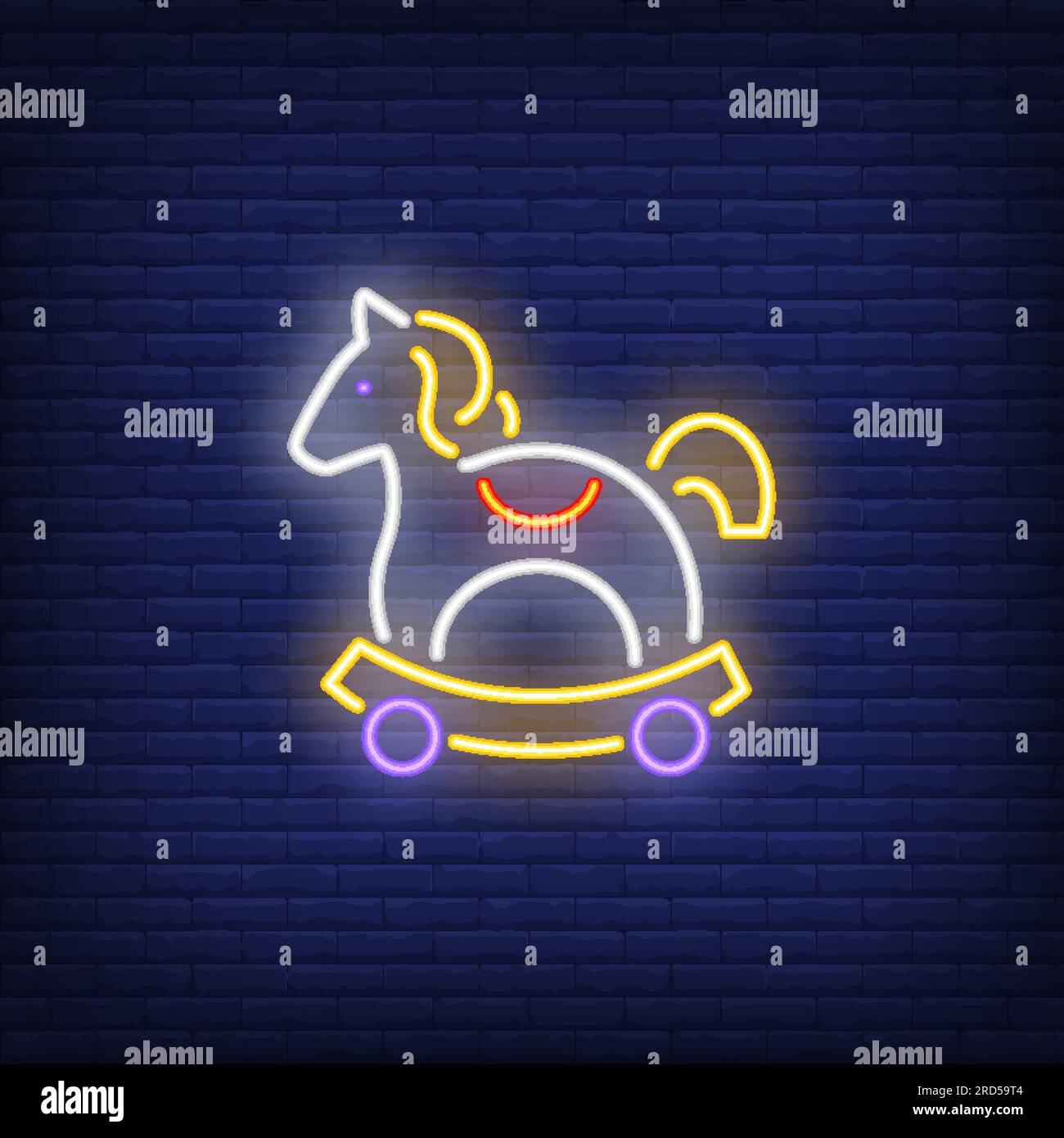 Rocking horse template hi-res stock photography and images - Alamy