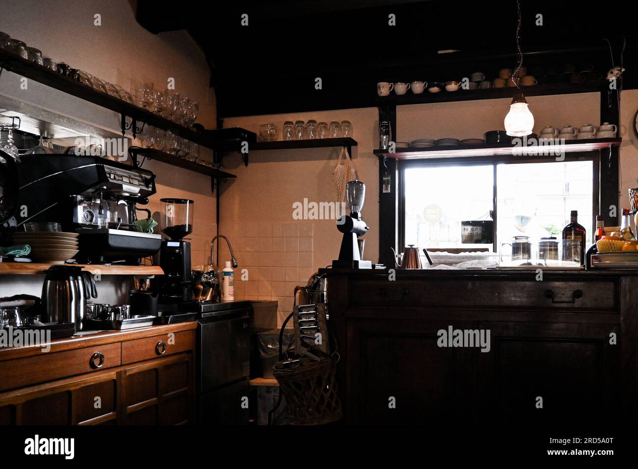 Retro Japanese cafe in Osaka, Japan Stock Photo - Alamy