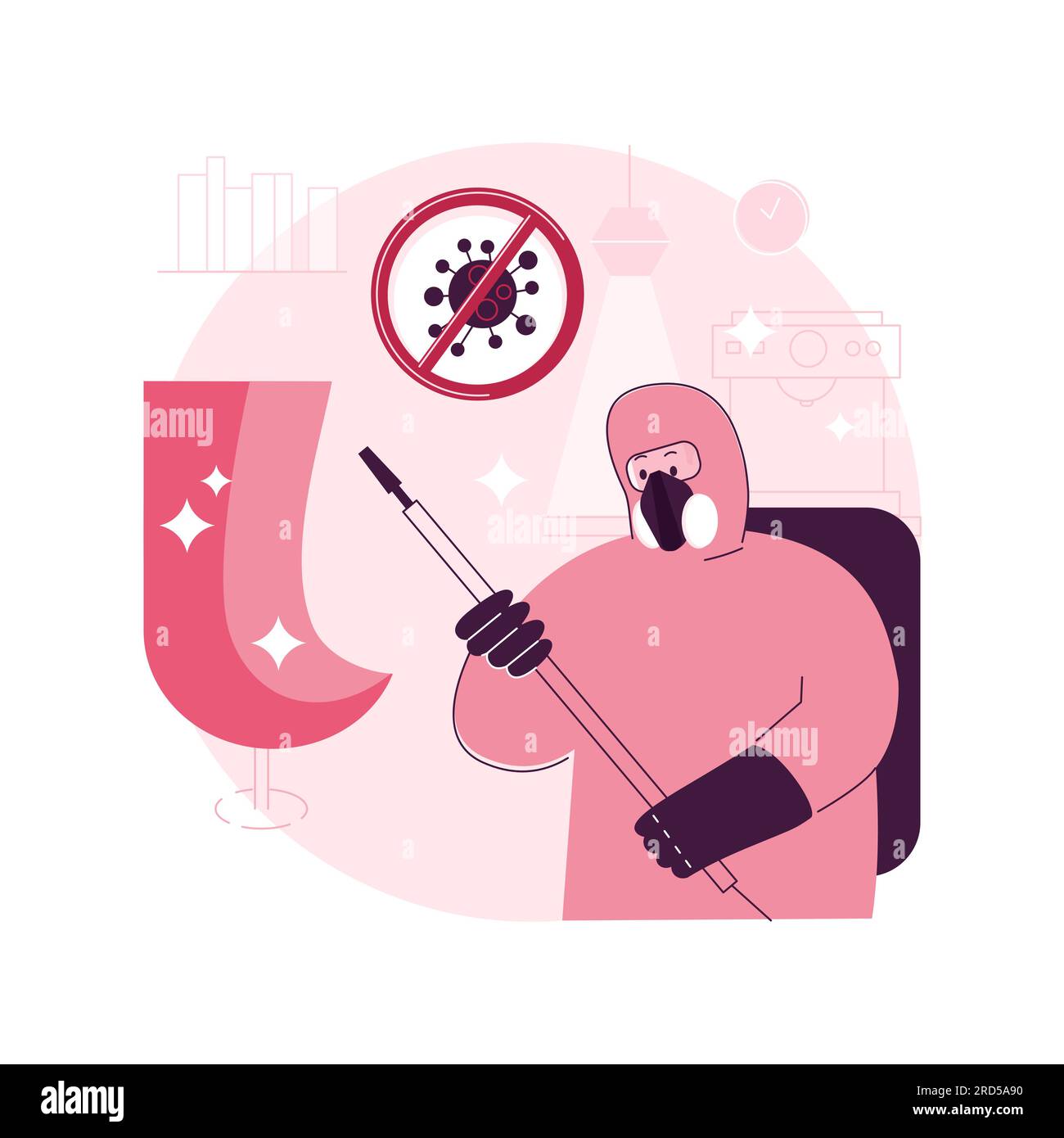 Commercial cleaning abstract concept vector illustration. Cleaning ...