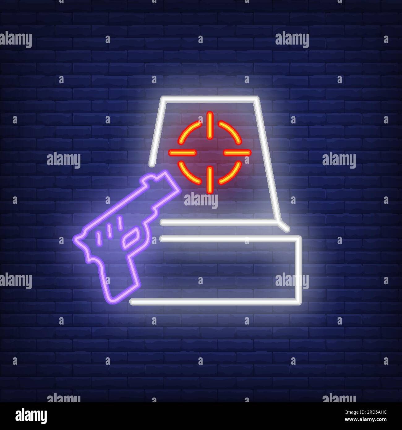 Neon gallery Stock Vector Images - Alamy