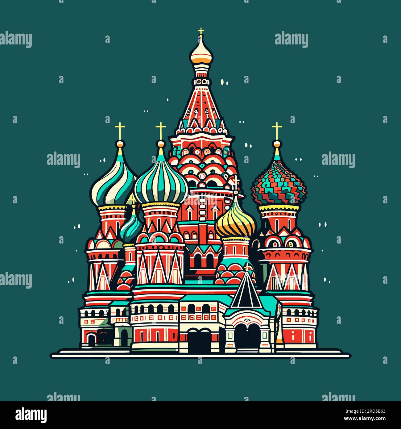 Saint basils cathedral drawing clipart hi-res stock photography and ...