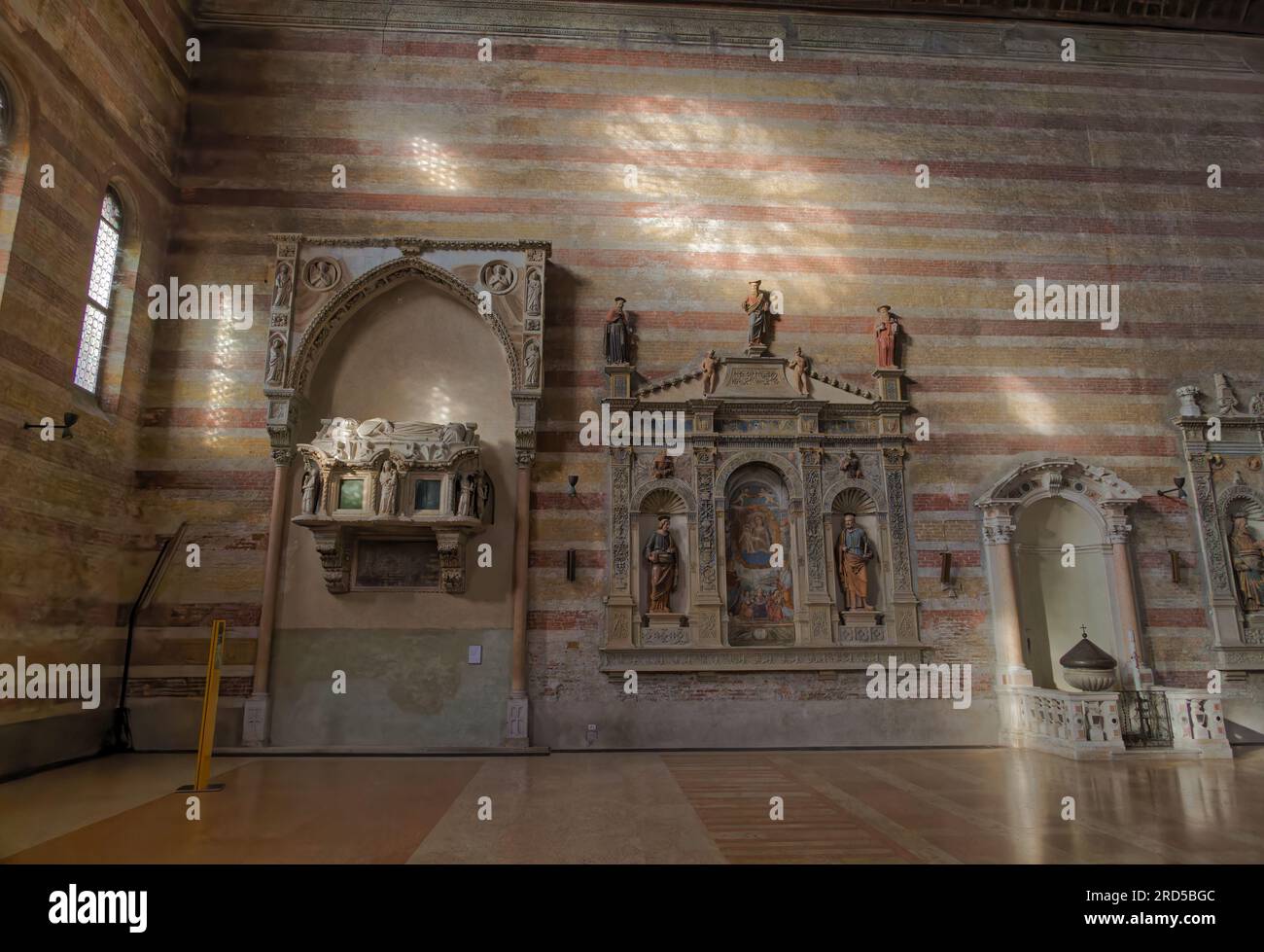 Church of Saints Philip and James interior in Padua Italy Stock Photo ...