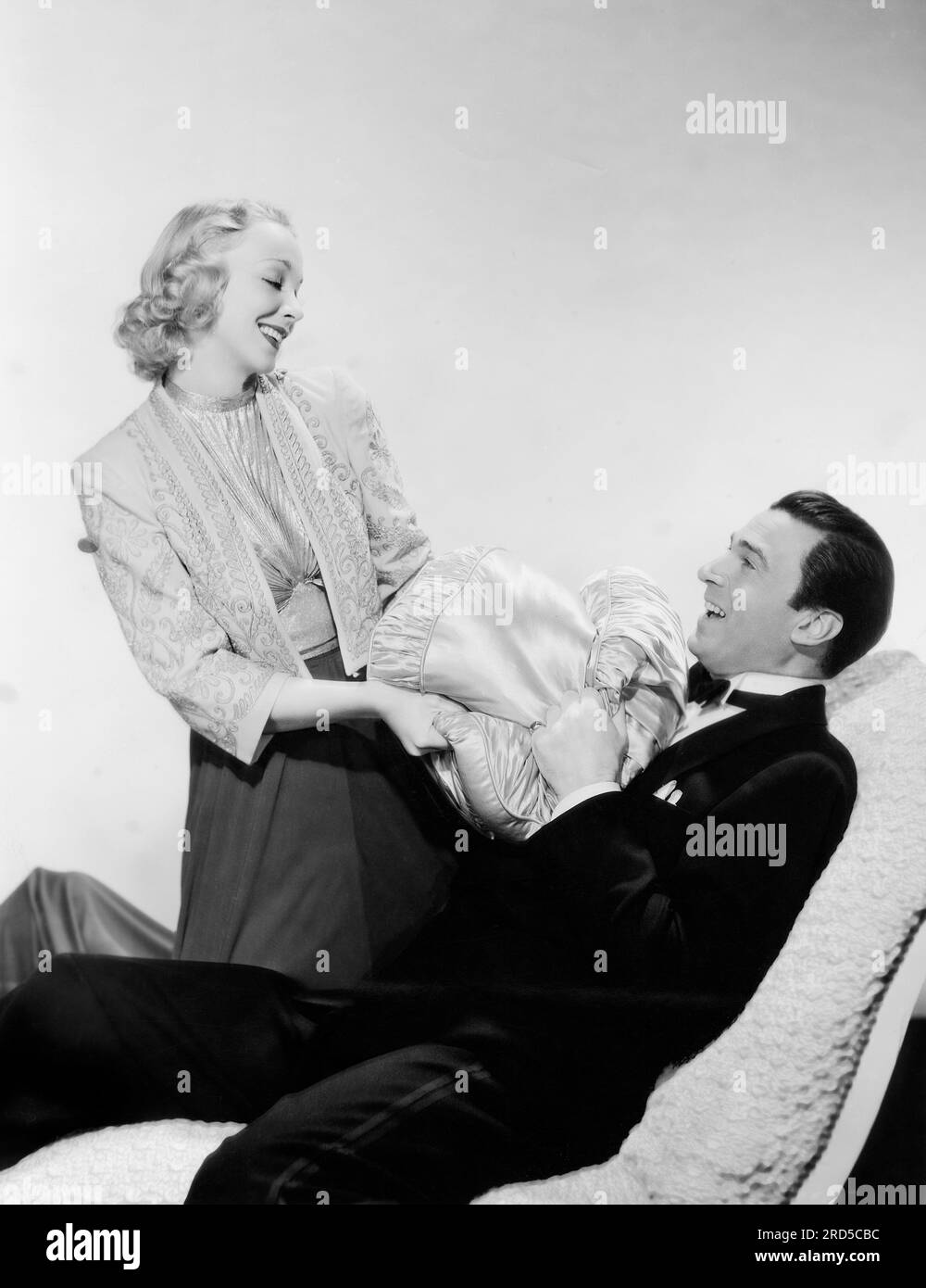 Virginia Bruce, Walter Pidgeon, on-set of the Film, "Society Lawyer ...