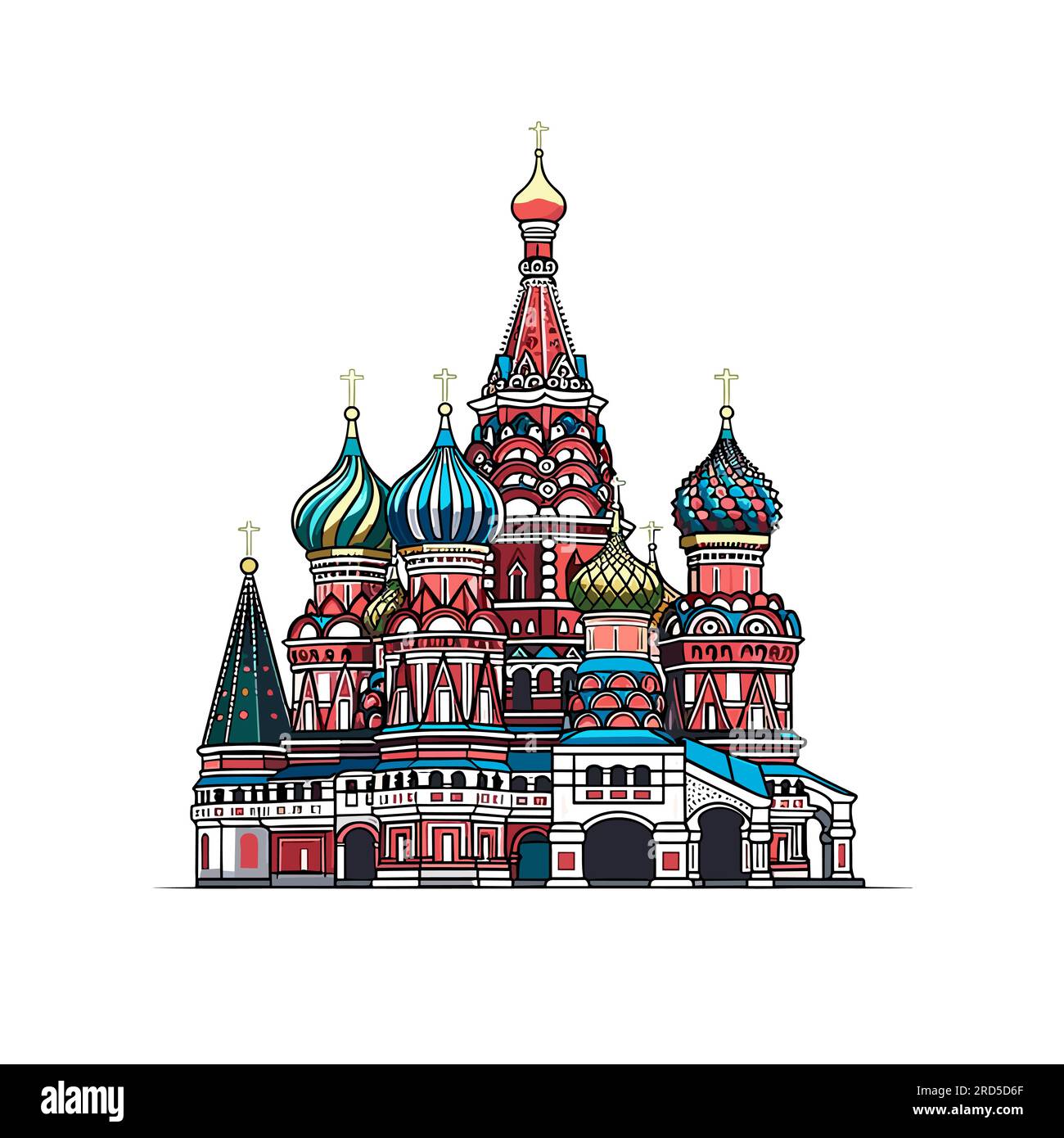 Saint basils cathedral drawing clipart hi-res stock photography and ...