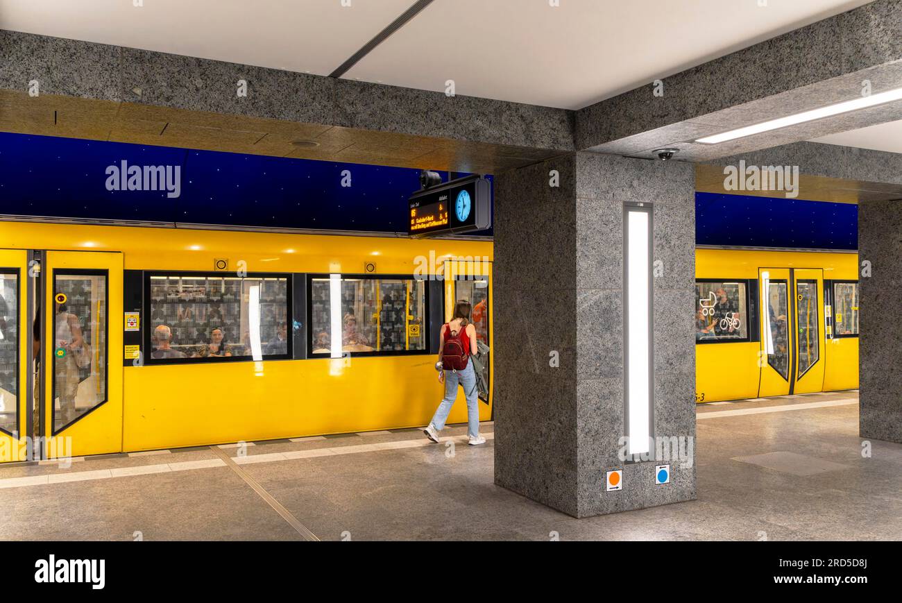 The new Museumsinsel station, U5 line, Berlin, Germany Stock Photo - Alamy