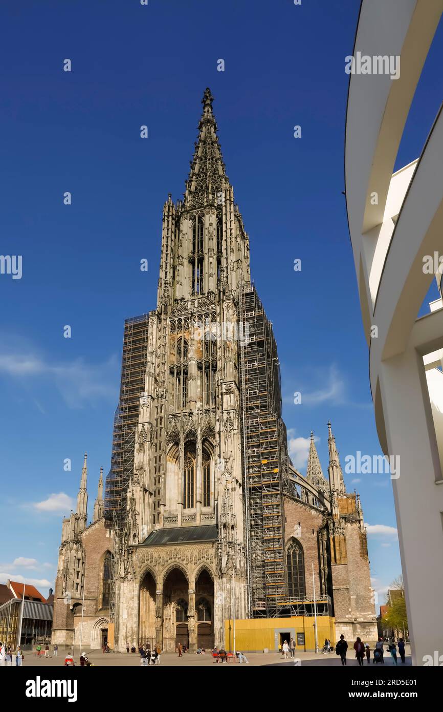 Ulm Cathedral, west tower, Cathedral of Our Lady in Ulm, Gothic ...
