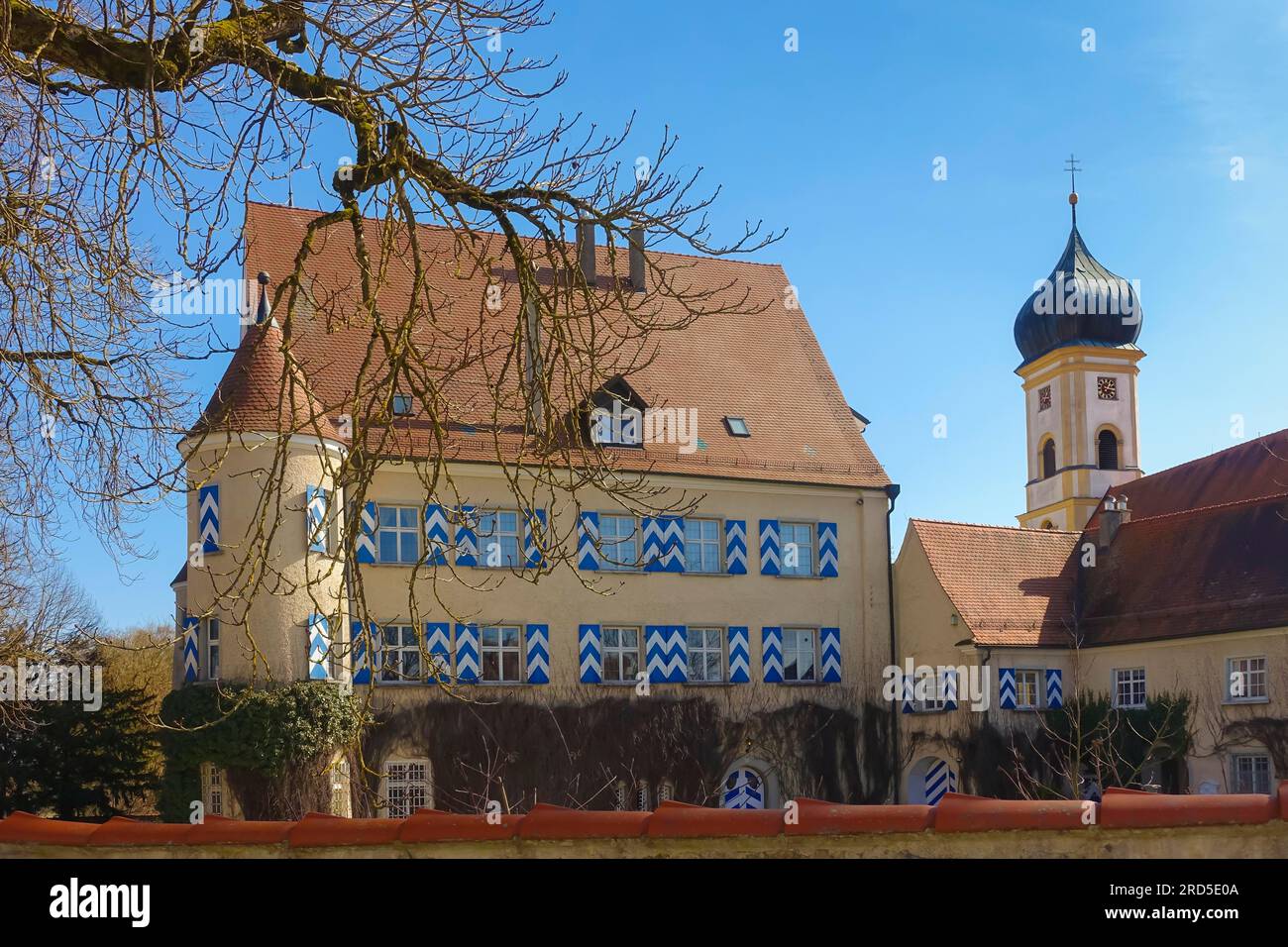 Wilfingen Castle, hunting lodge, windows, shutters, architecture, St ...