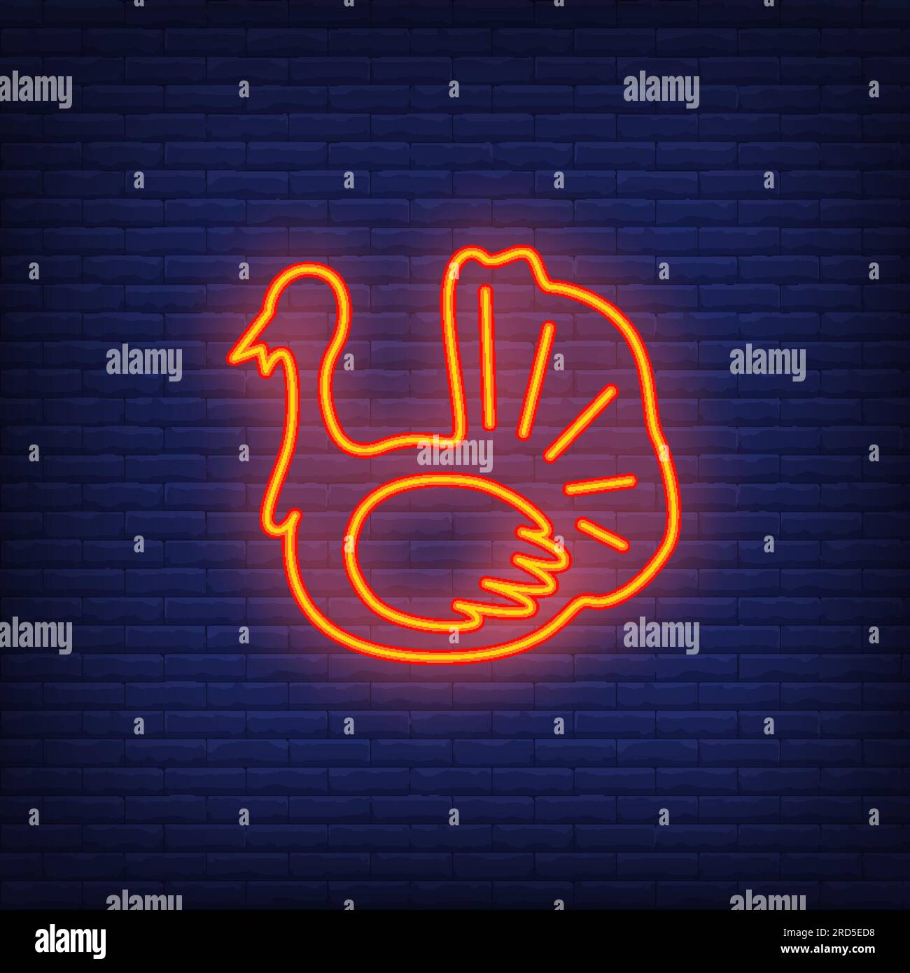 Turkey shape neon icon Stock Vector Image & Art - Alamy