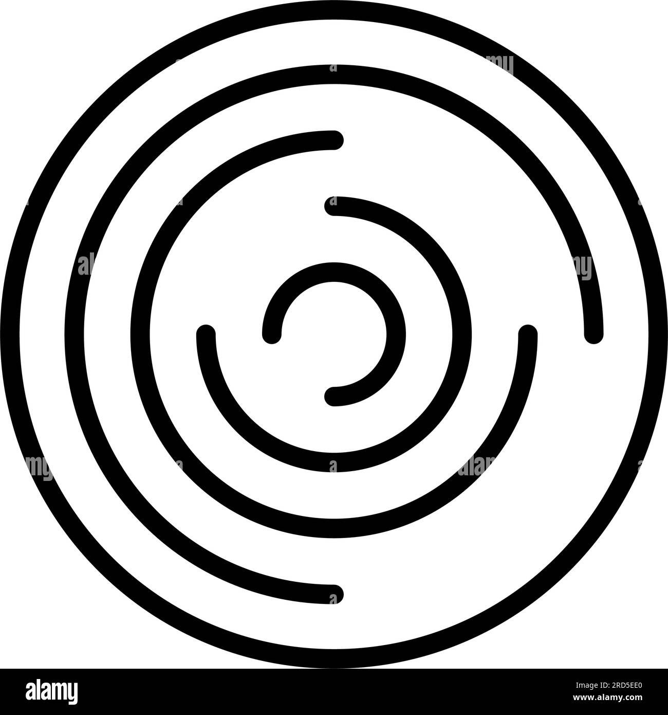 Ayurvedic element air, outline icon isolated on white. Vector ayurvedic ...