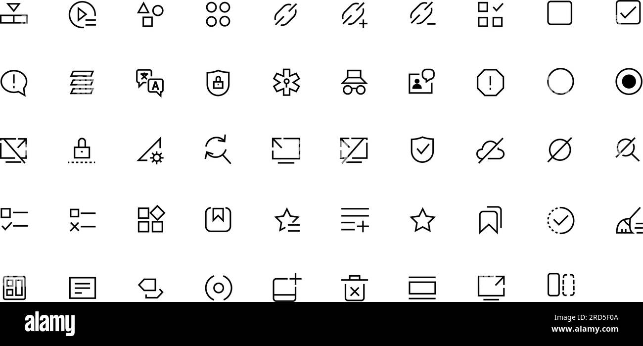 Interface icon hi-res stock photography and images - Alamy