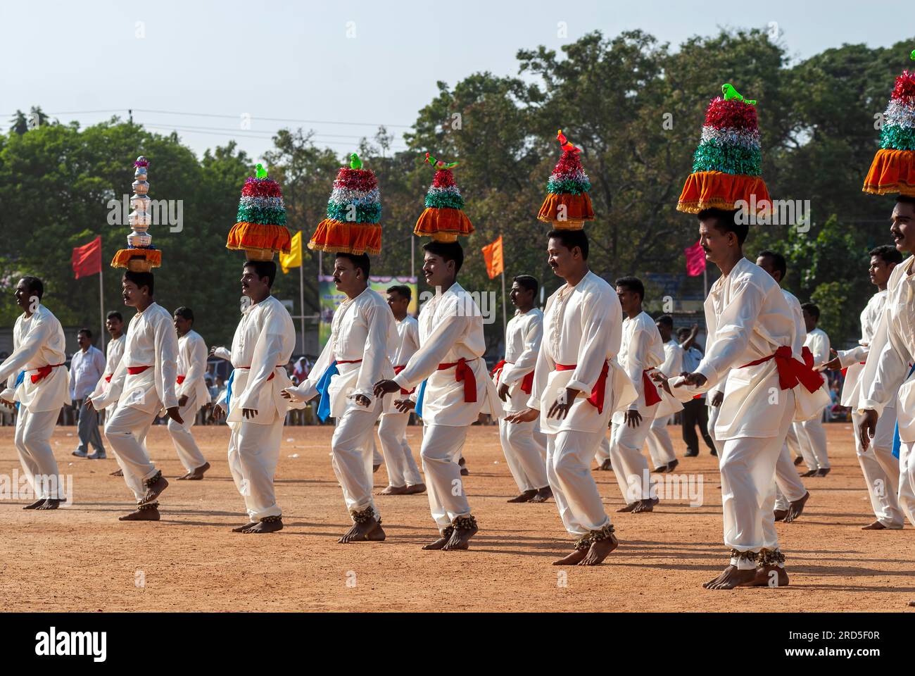 Karagattam Karagam dancers performing during Police Public sports ...