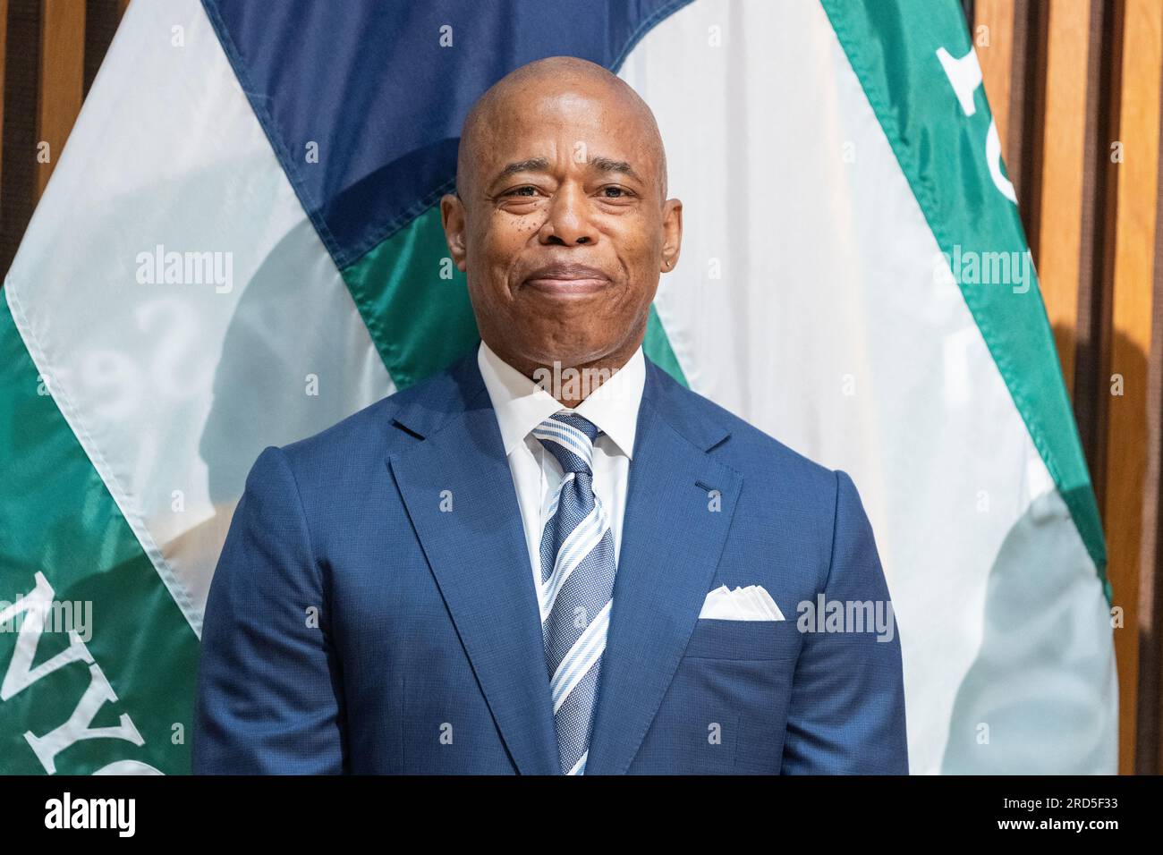 Mayor Eric Adams attends a public safety announcement by Mayor Eric ...