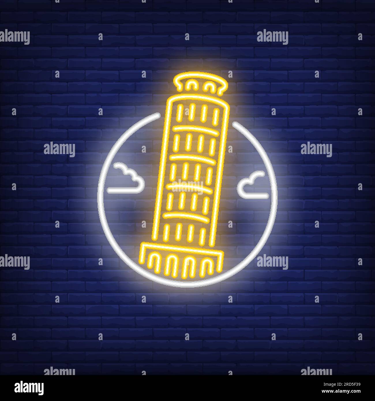 Pisa towel neon sign Stock Vector Image & Art - Alamy