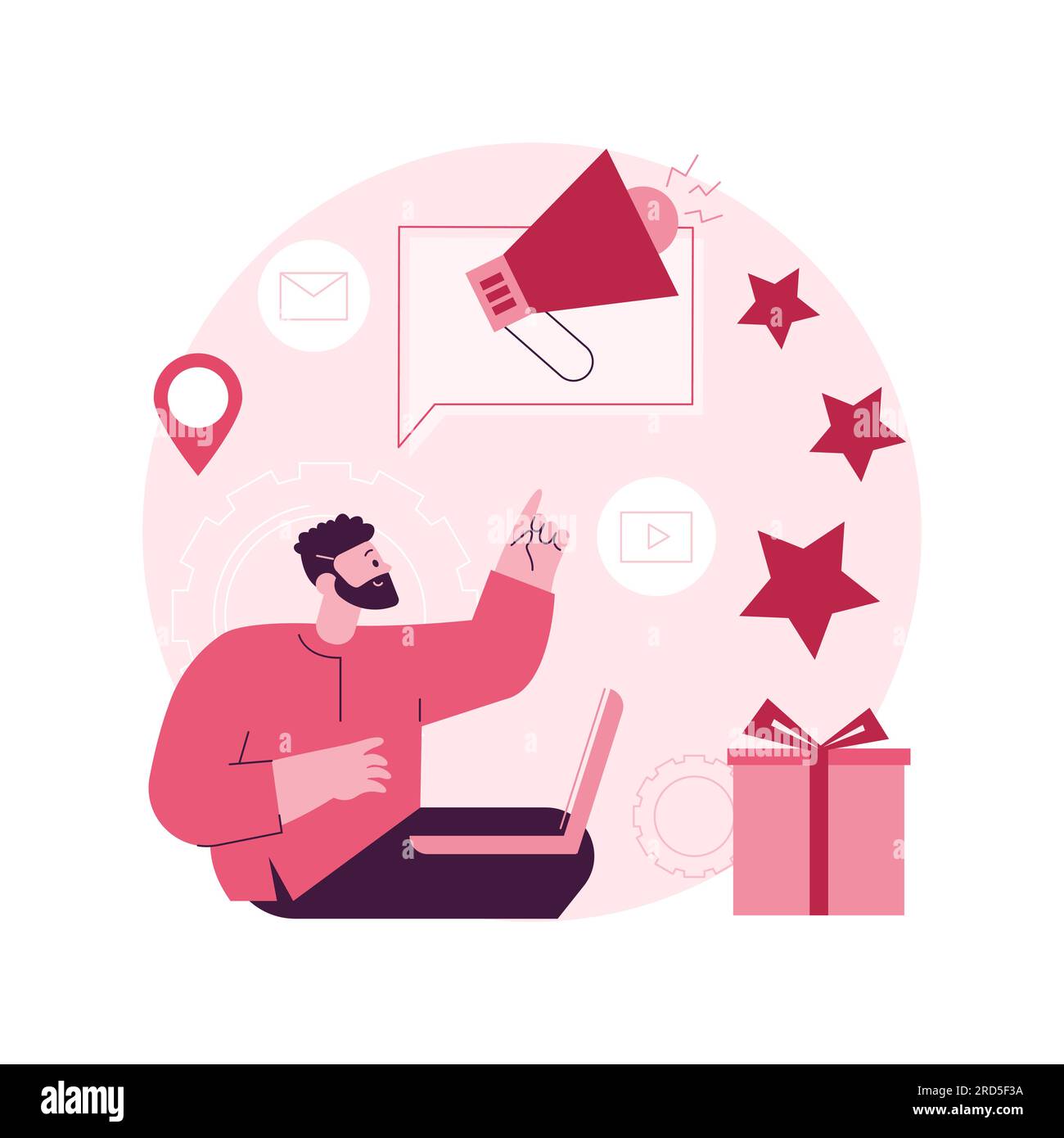 Promotion strategy abstract concept vector illustration. Brand sales ...