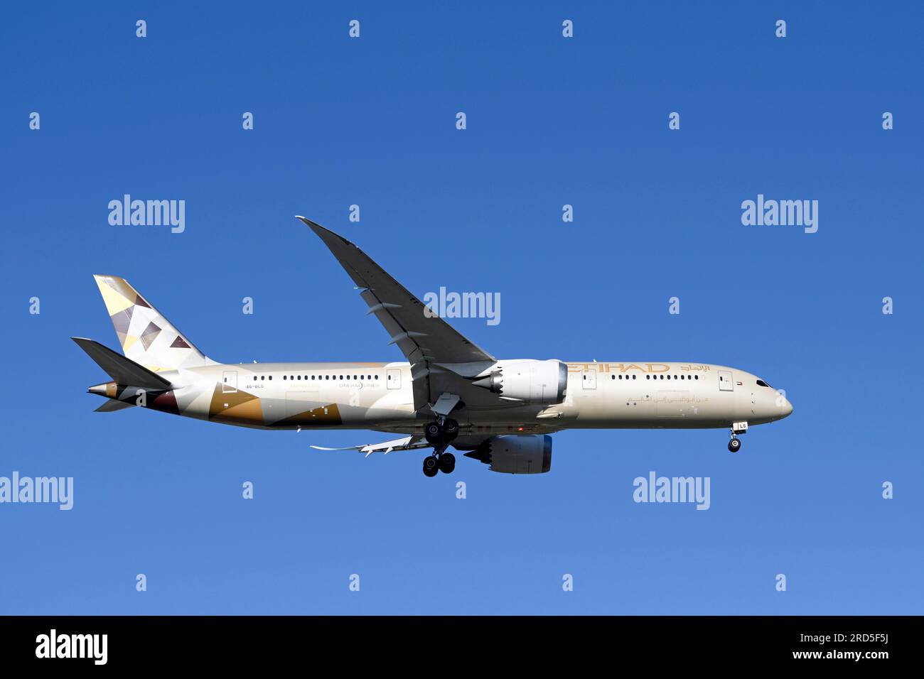 Aircraft Etihad Airways, Boeing 787-9 Dreamliner, A6-BLS Stock Photo ... Aircraft Etihad Airways, Boeing 787-9 Dreamliner, A6-BLS Stock Photo ...