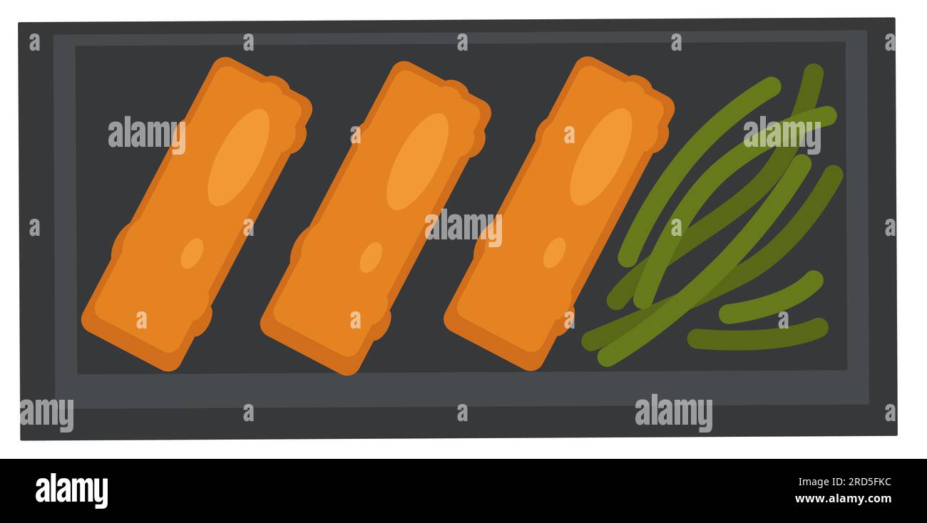 Poultry rolls Stock Vector Images - Alamy