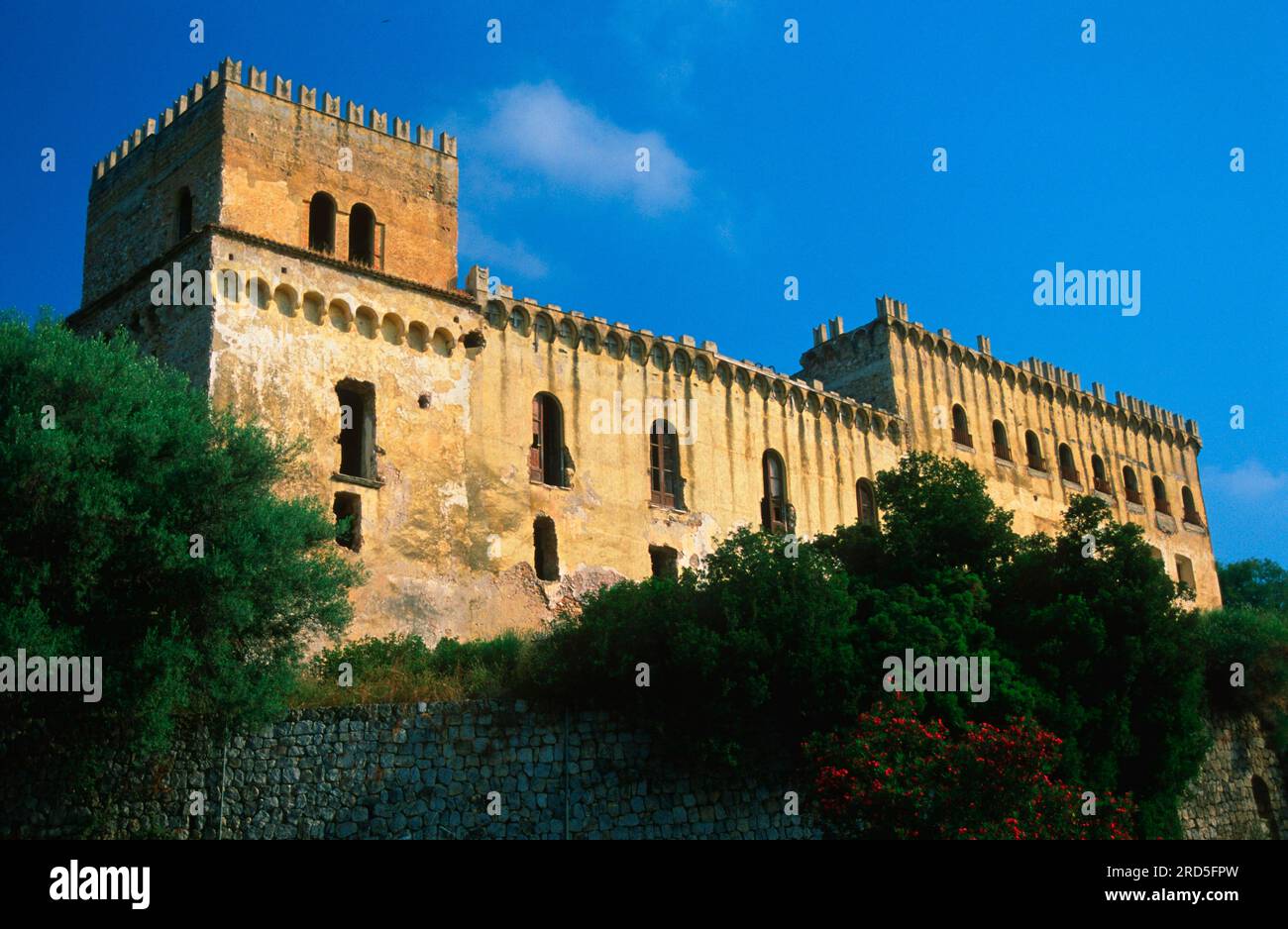 Castle, Marina di Camerota, Campania, Italy Stock Photo - Alamy