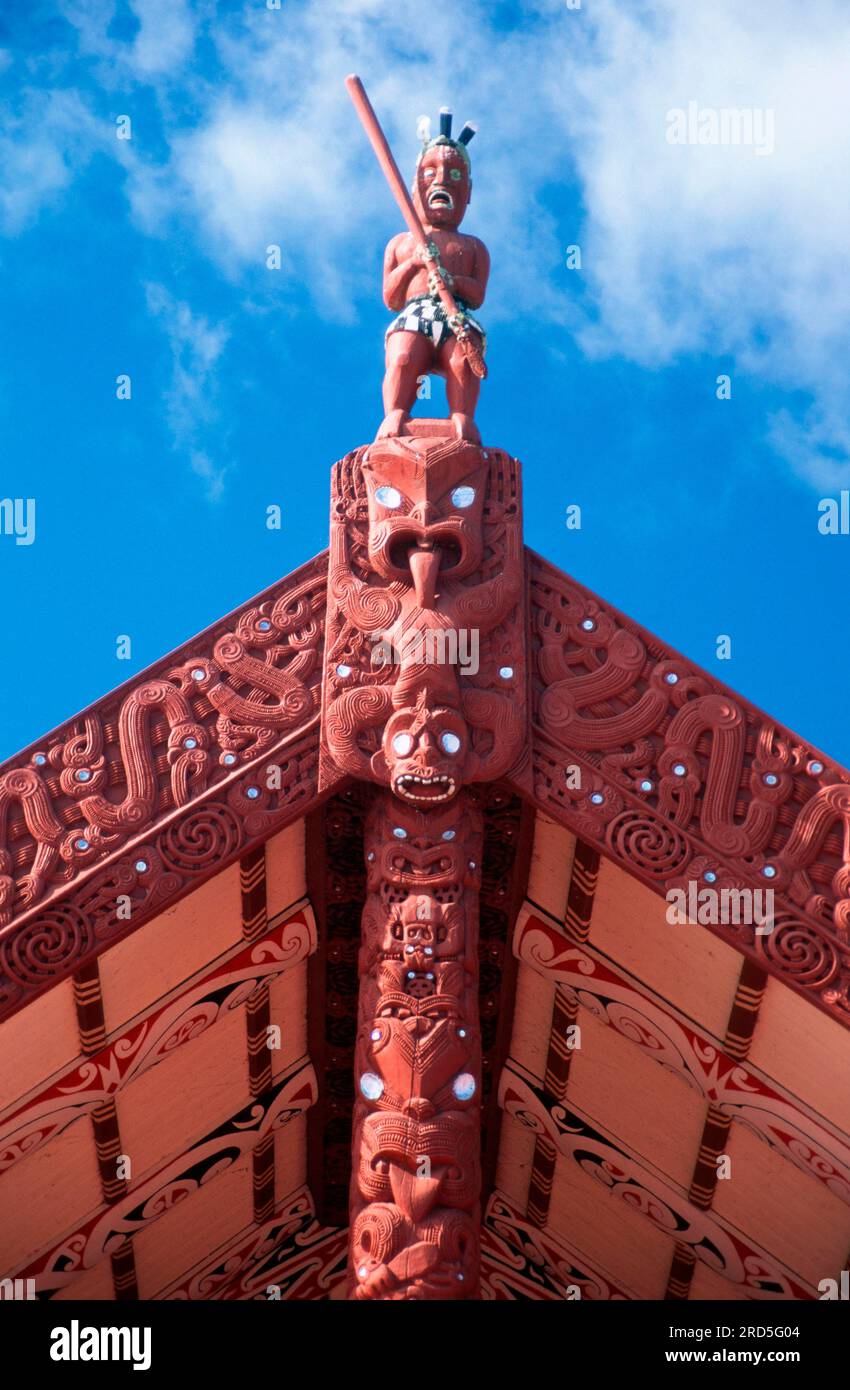 Maori House, Rotorua, North Island, New Zealand Stock Photo - Alamy