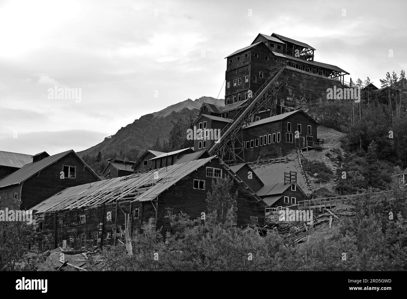 Historic Kennecott Copper Mine in the Wrangell, St. Elias National Park ...