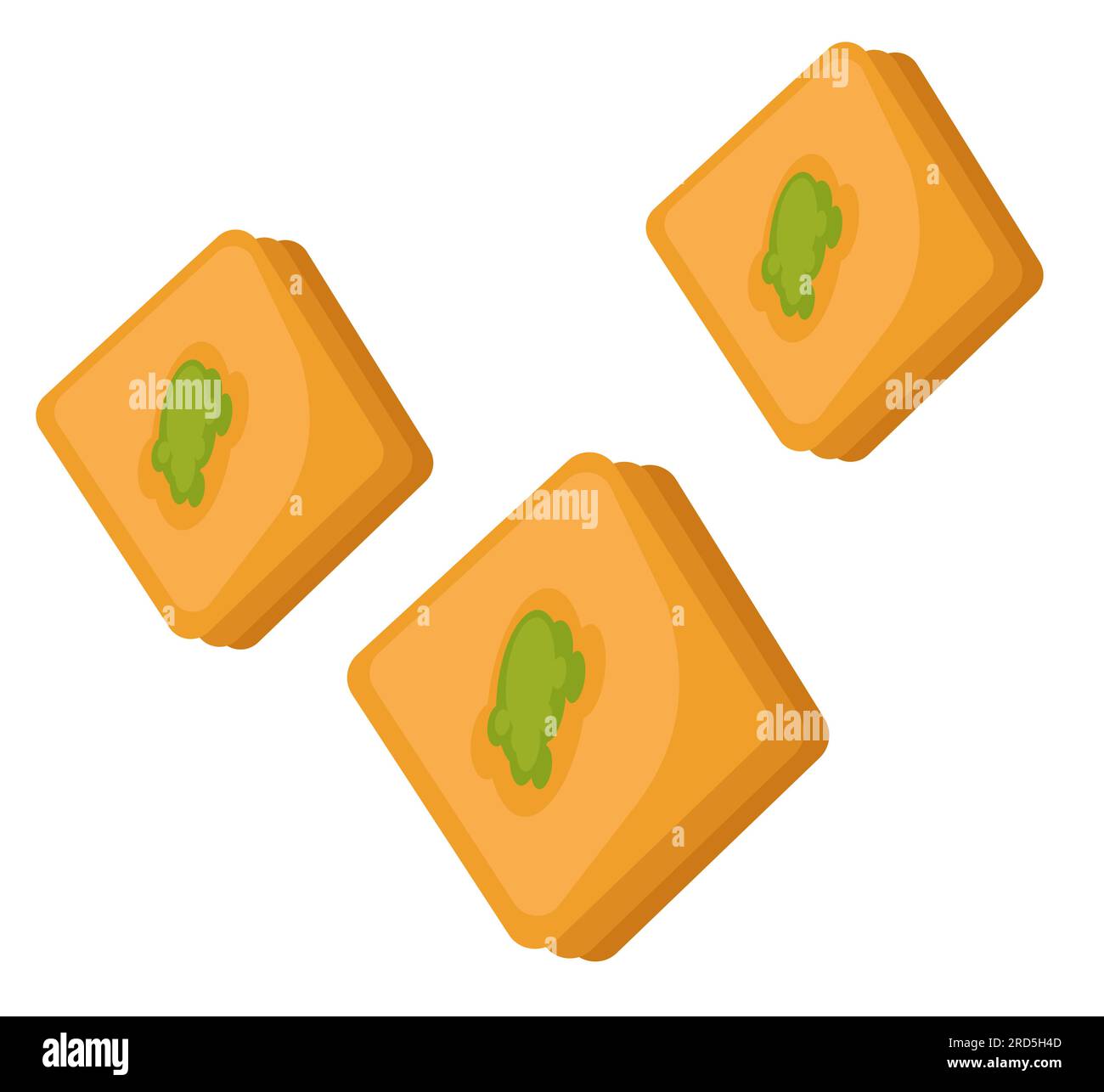 Turkish baklava dessert in Stock Vector Images - Alamy