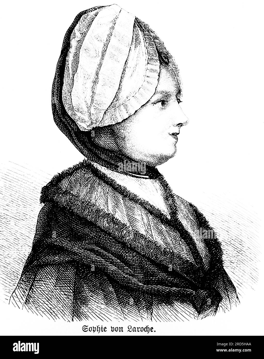 Sophie von Laroche, portrait, literature, poet, poetess, friend Wieland ...