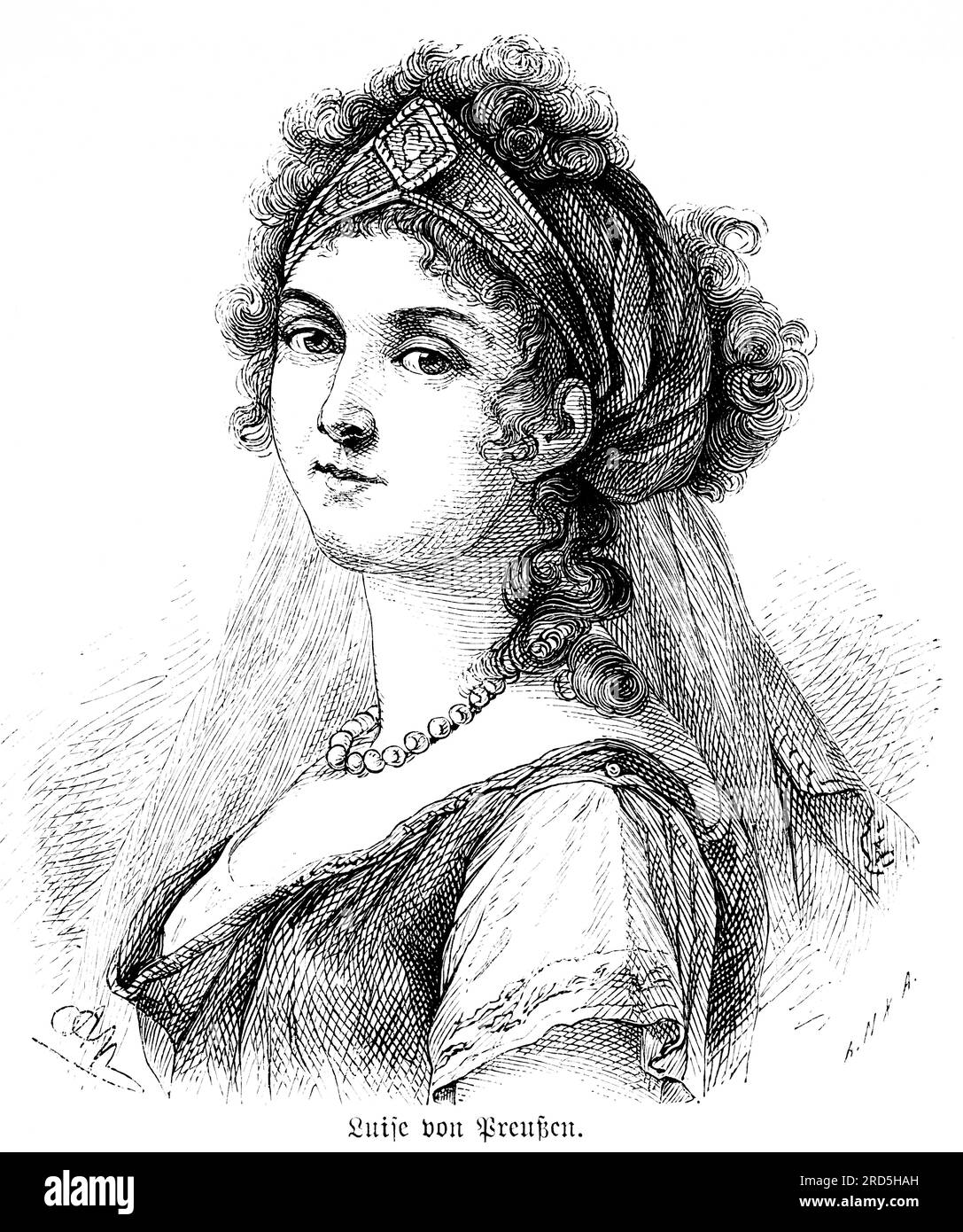 Queen Luise of Prussia, portrait, Princess of Mecklenburg-Strelitz ...