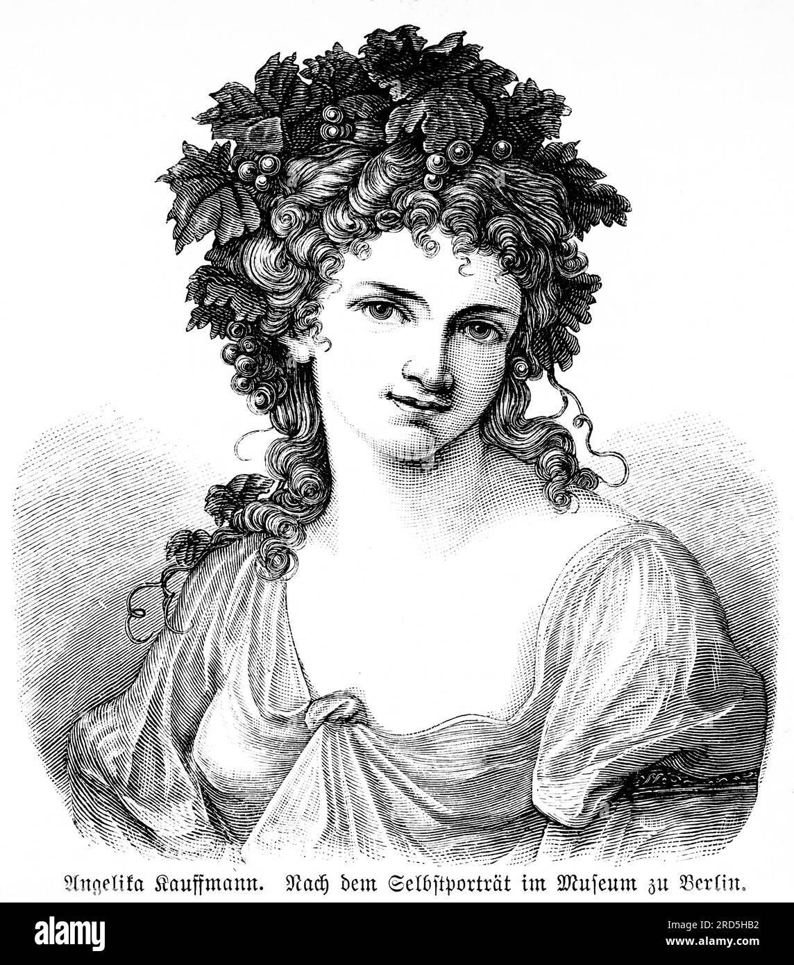 Angelika Kauffmann, artist, paintress, self-portrait, Switzerland ...