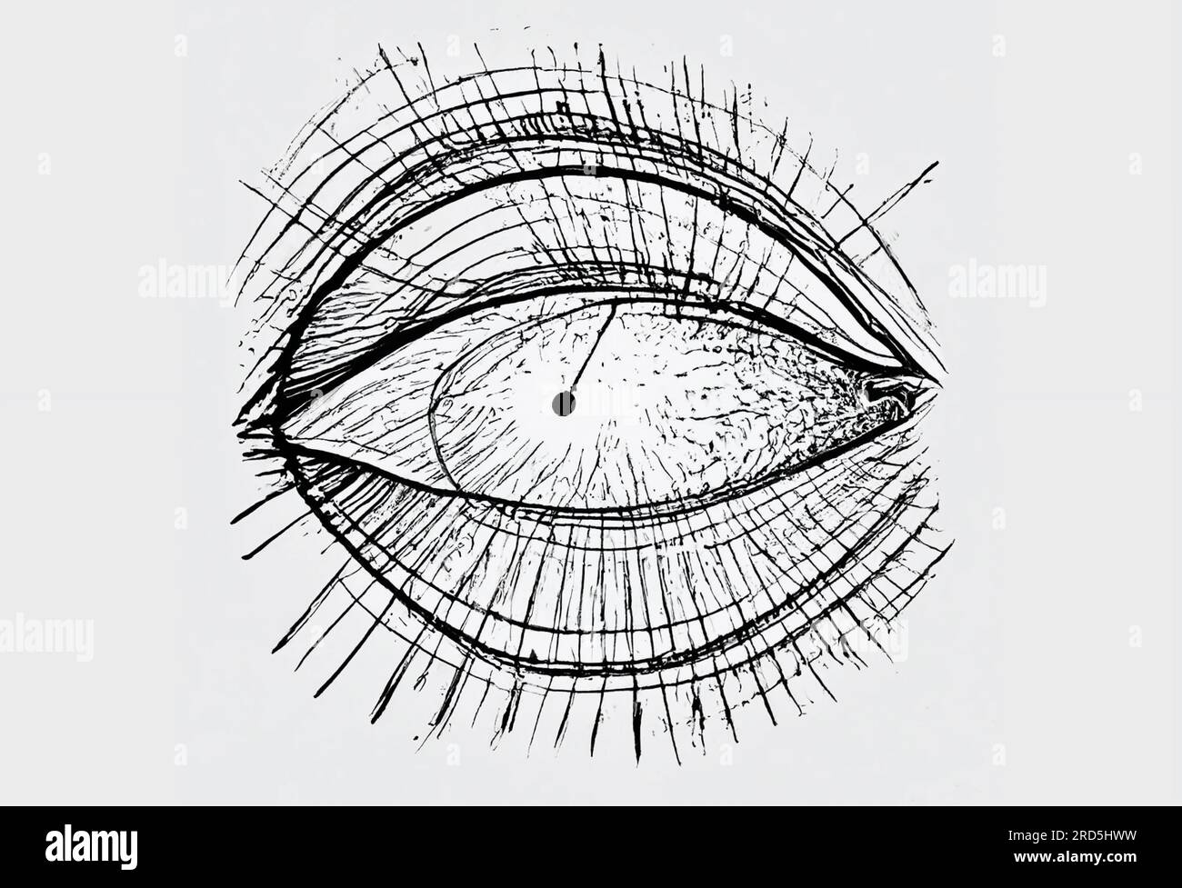 All seeing eye tattoo line icon. Third eye symbol. Mystical and ...