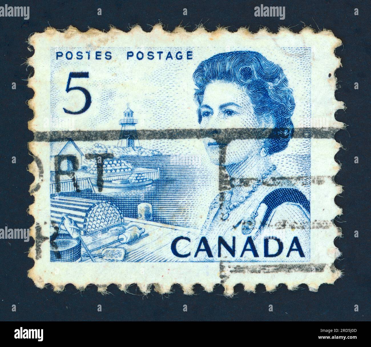 Queen elizabeth stamp hi-res stock photography and images - Alamy