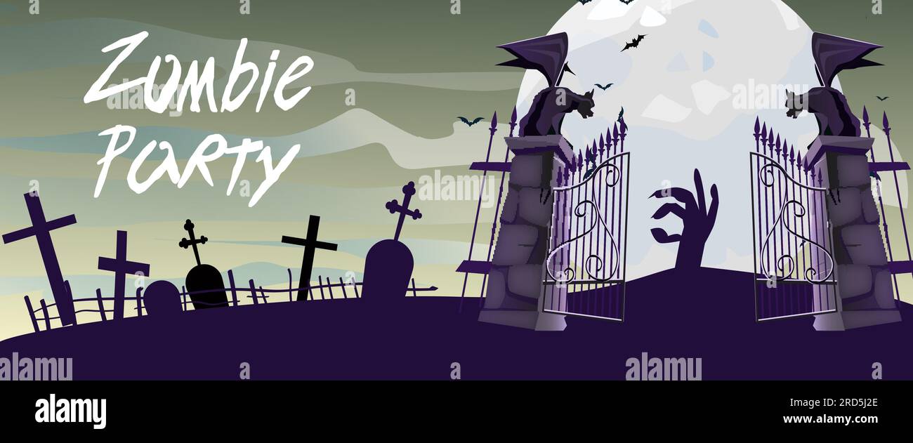 Cemetery Gates Vector