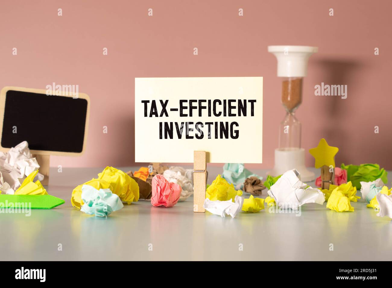 Tax-Efficient Investing is shown using a text Stock Photo - Alamy